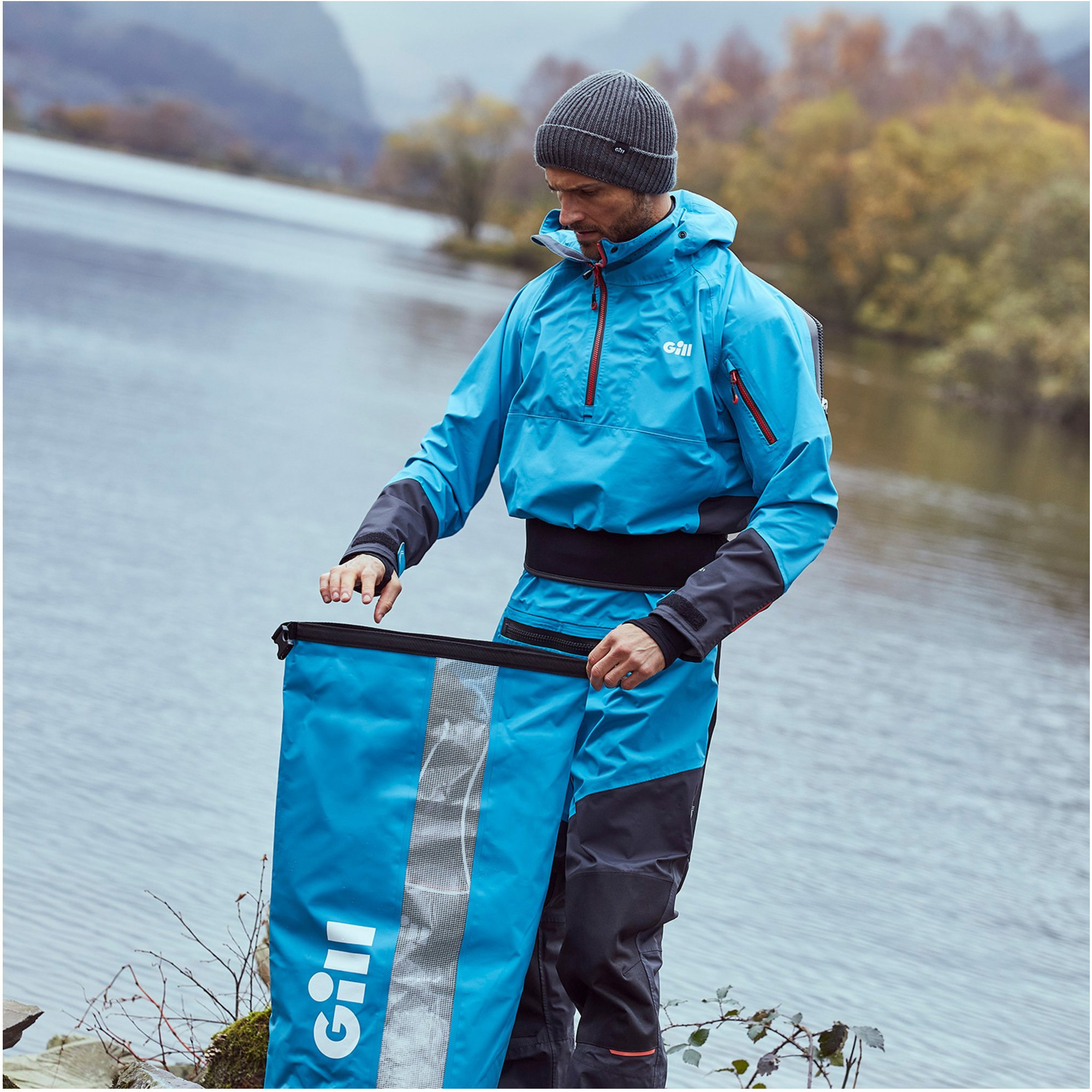 2025 Gill Verso Back Zip Drysuit 4805SE - Bluejay - Drysuits - All Drysuits | Wetsuit Outlet